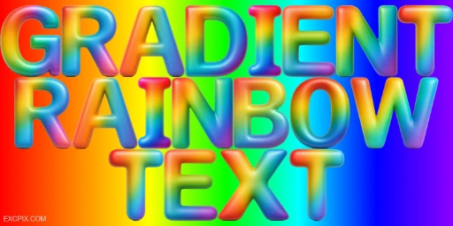 Green Purple Gradient Monster Text Generator Online